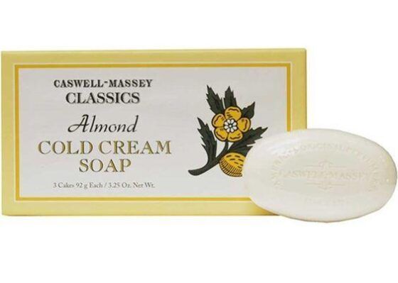 Caswell-Massey almond cold cream soap set - crabtree & evelyn