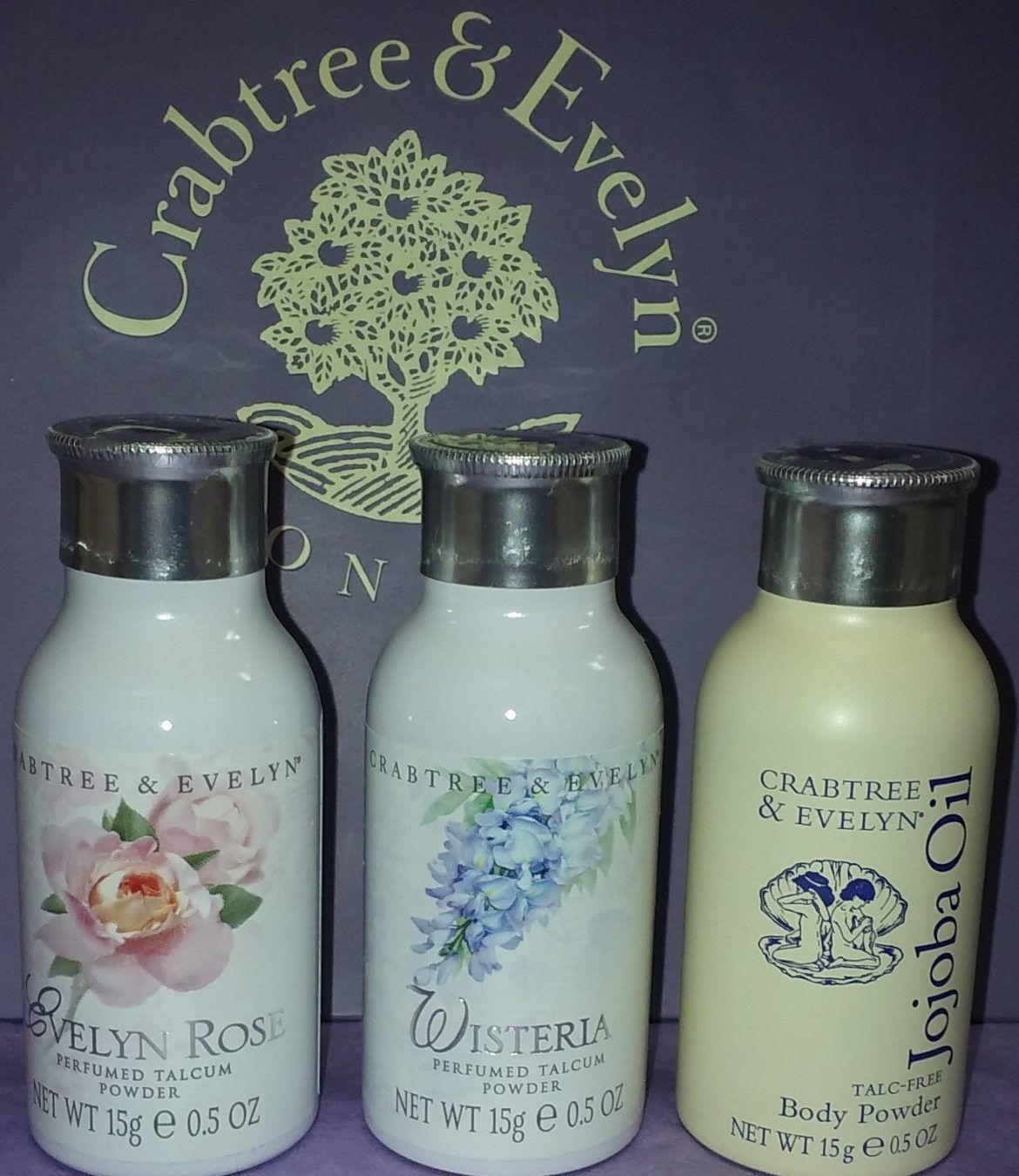 Crabtree Evelyn travel talc body powder choose - crabtree & evelyn