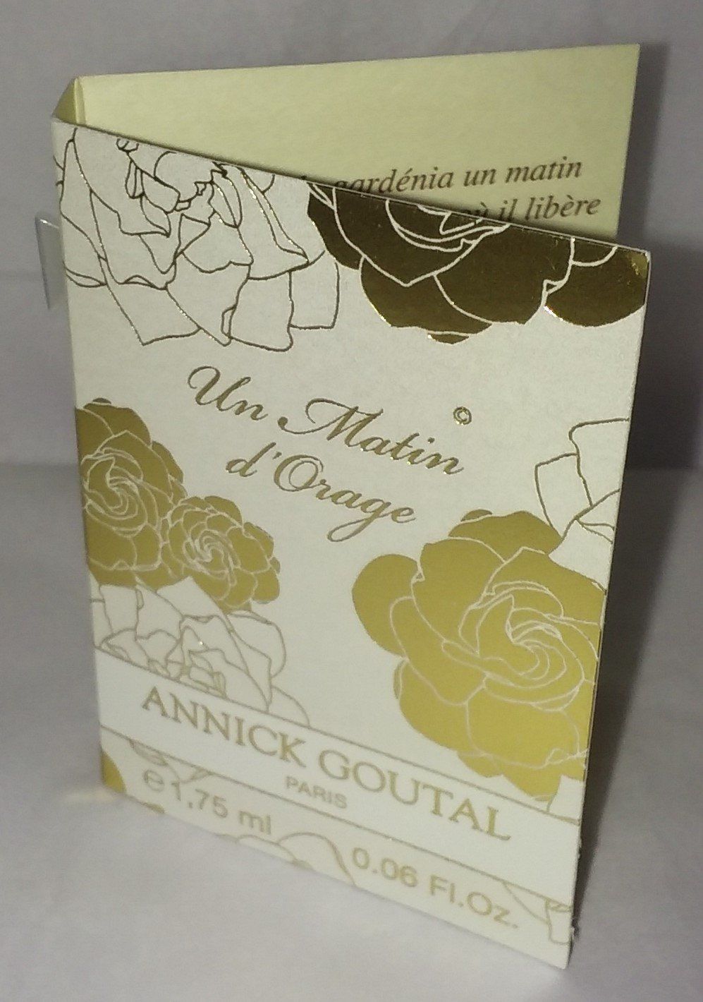 Un Matin D'orage by Annick Goutal vial sample - crabtree & evelyn