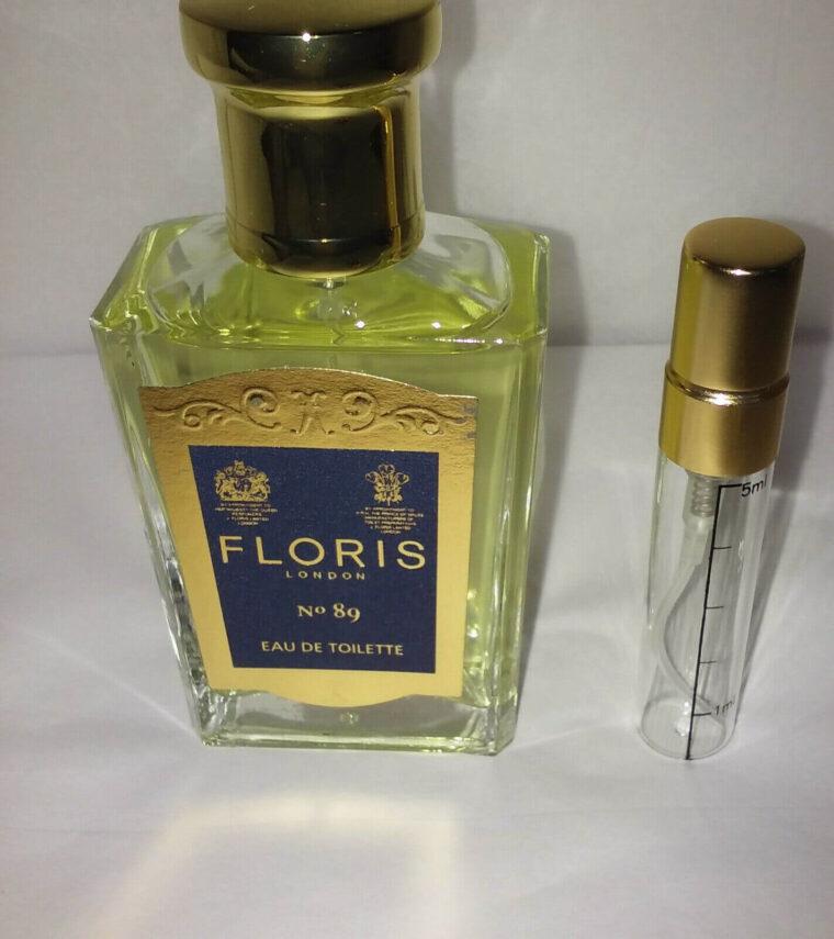 Floris London No. 89. eau de toilette sample vial 3 ml bottle large ...